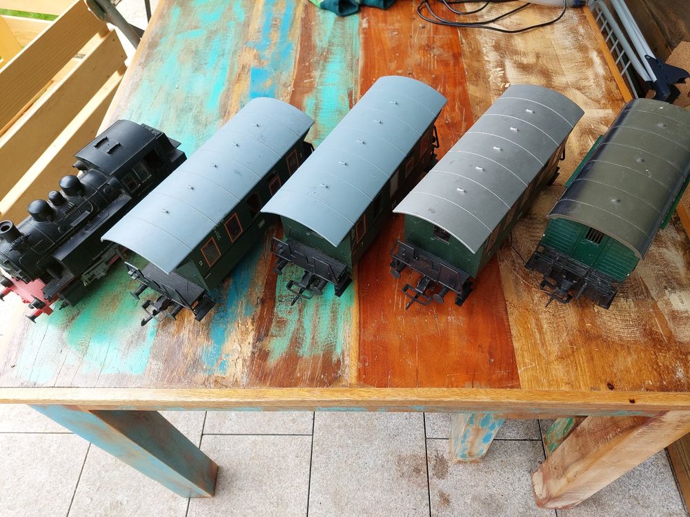 Piko aus Starterset und ein LGB Waggen mit Schlussleuchte | Kaufen auf ...