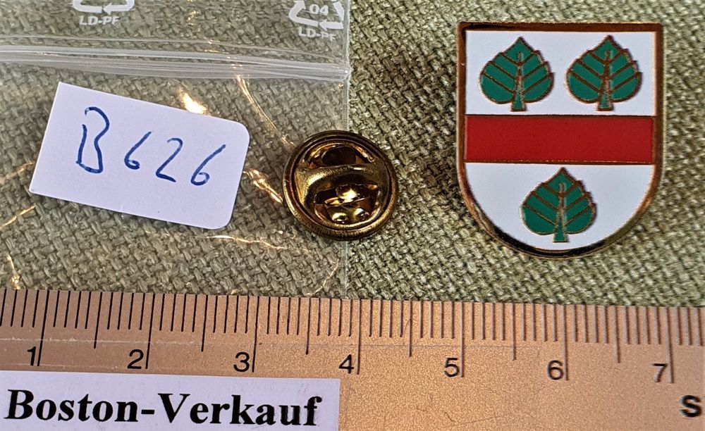B626 - Pin Schweiz Gemeindewappen - Kirchlindach (Gebraucht) in Reinach BL für CHF 1.5 – mit ...