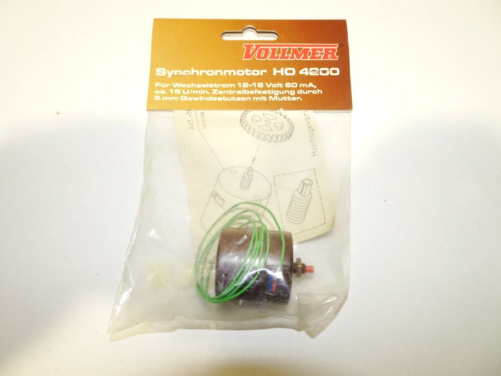 Vollmer Synchronmotor 12-16 Volt HO 4200 | Kaufen auf Ricardo