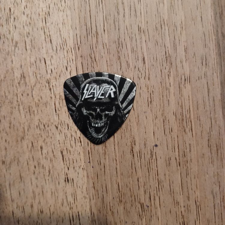 SLAYER Tour Plektrum Guitar Pick Kerry King Z7 2014 | Kaufen auf Ricardo