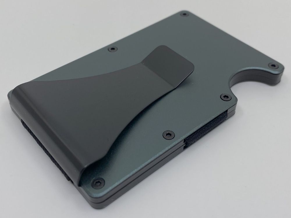 💳 THE SHIELD Wallet Gun Metal mit Clip - NEU + OVP! (Neu und ...