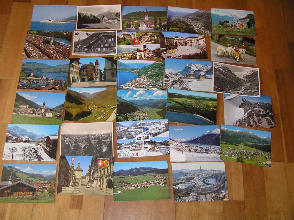 400 Diverse Karten Schweiz (Gebraucht) in Lumbrein für CHF 18 – mit Lieferung auf Ricardo kaufen
