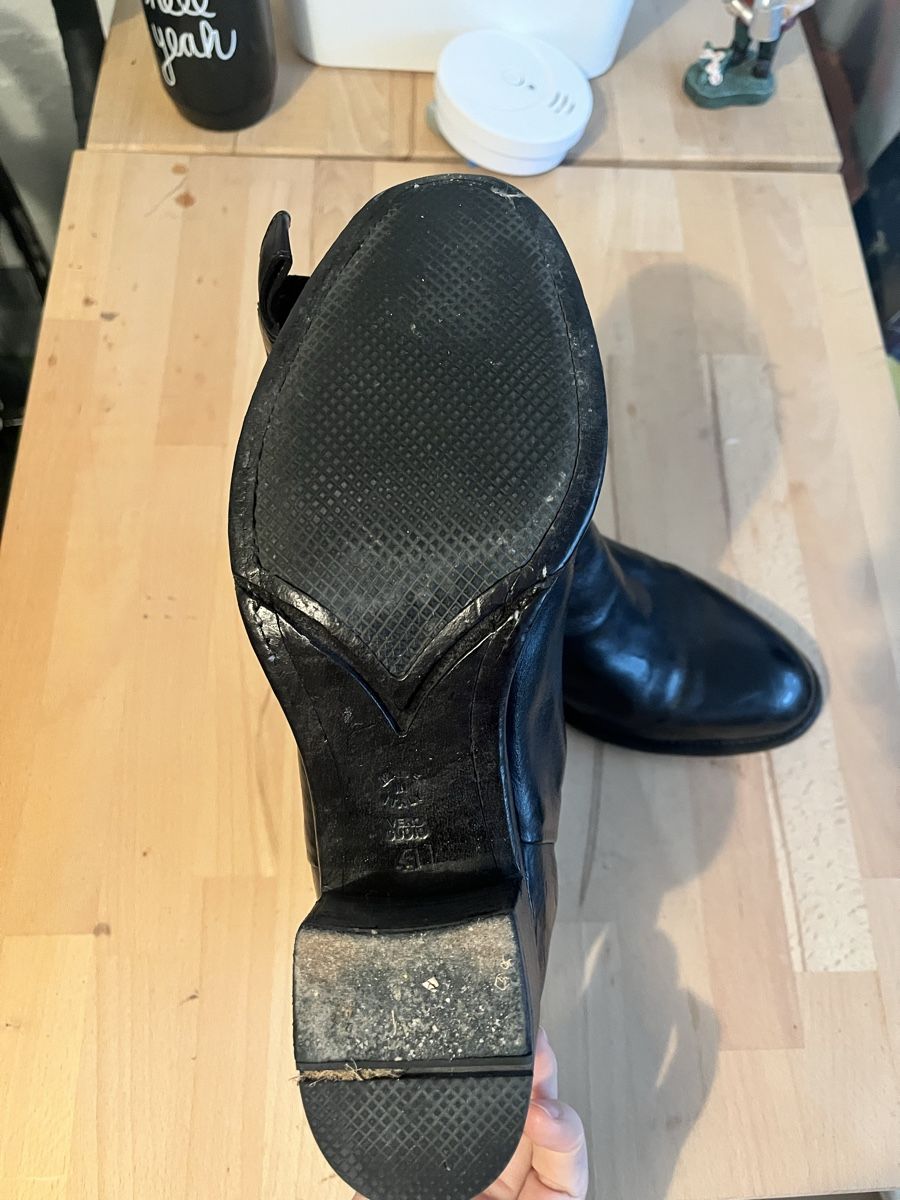 Benci Brothers Black Leather Ankle Boots, size 41 (Gebraucht) in ...