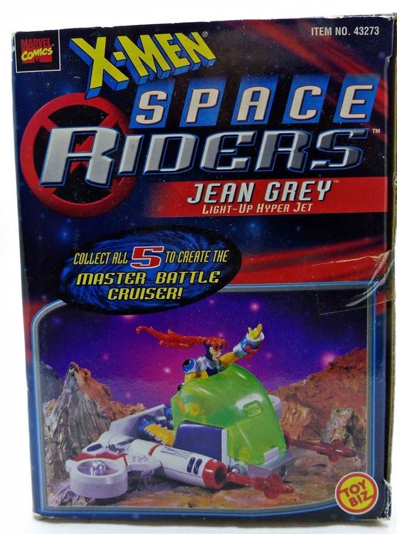 JEAN GREY XMEN SPACE RIDERS TOY BIZ 1997 LIGHT UP HYPER JET (Neu und ...