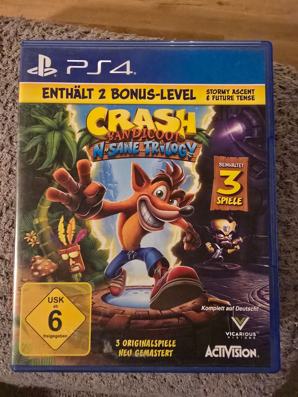 Crash Bandicoot N. Sane Trilogy PS4, Top Zustand! (Gebraucht) in ...