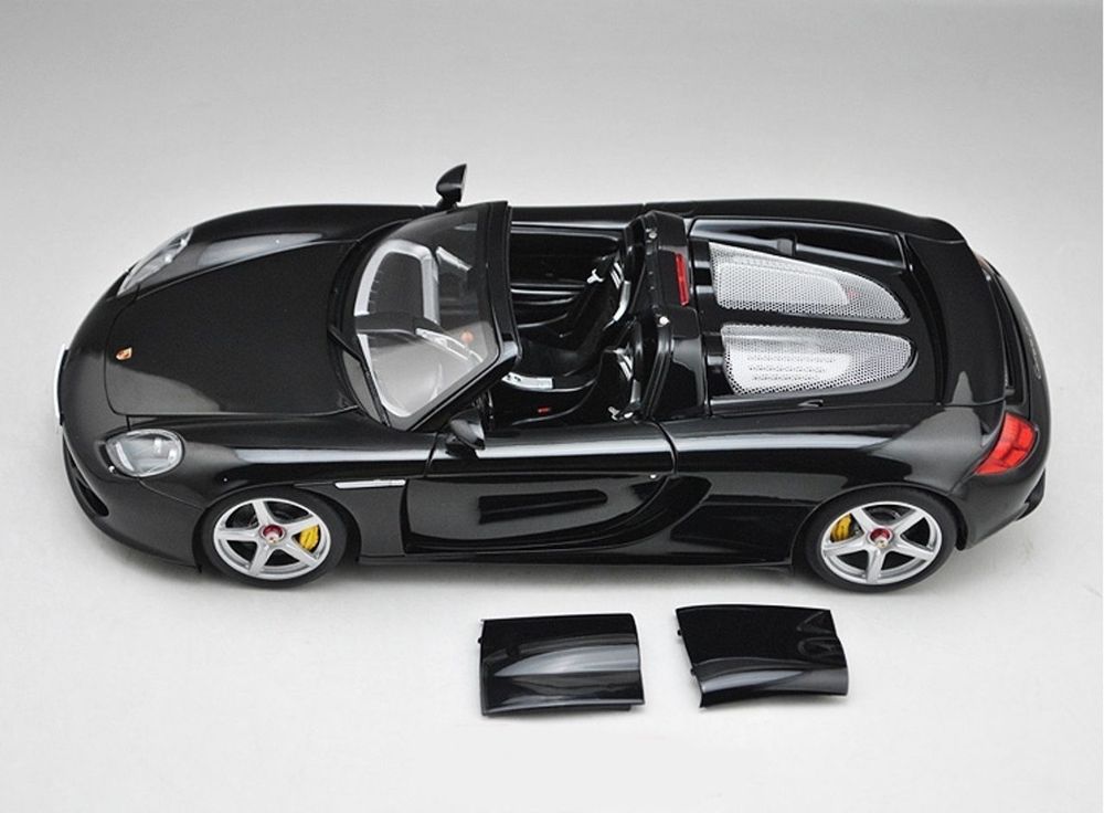 PORSCHE Carrera GT – AutoArt 1:18 – schwarz – ein Über-Elfer (Neu ...