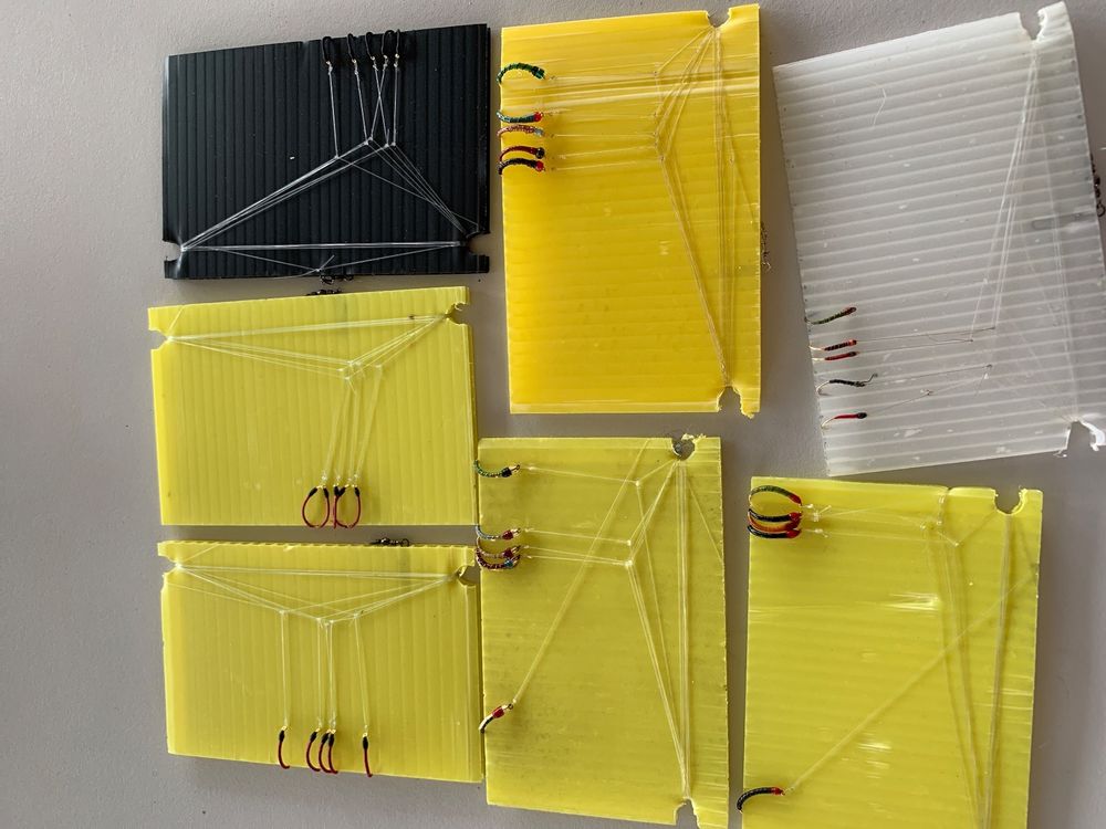 Felchen / Egli Hegenen div. 12/14/16 Gold und Bronze Haken (Neu (gemäss ...