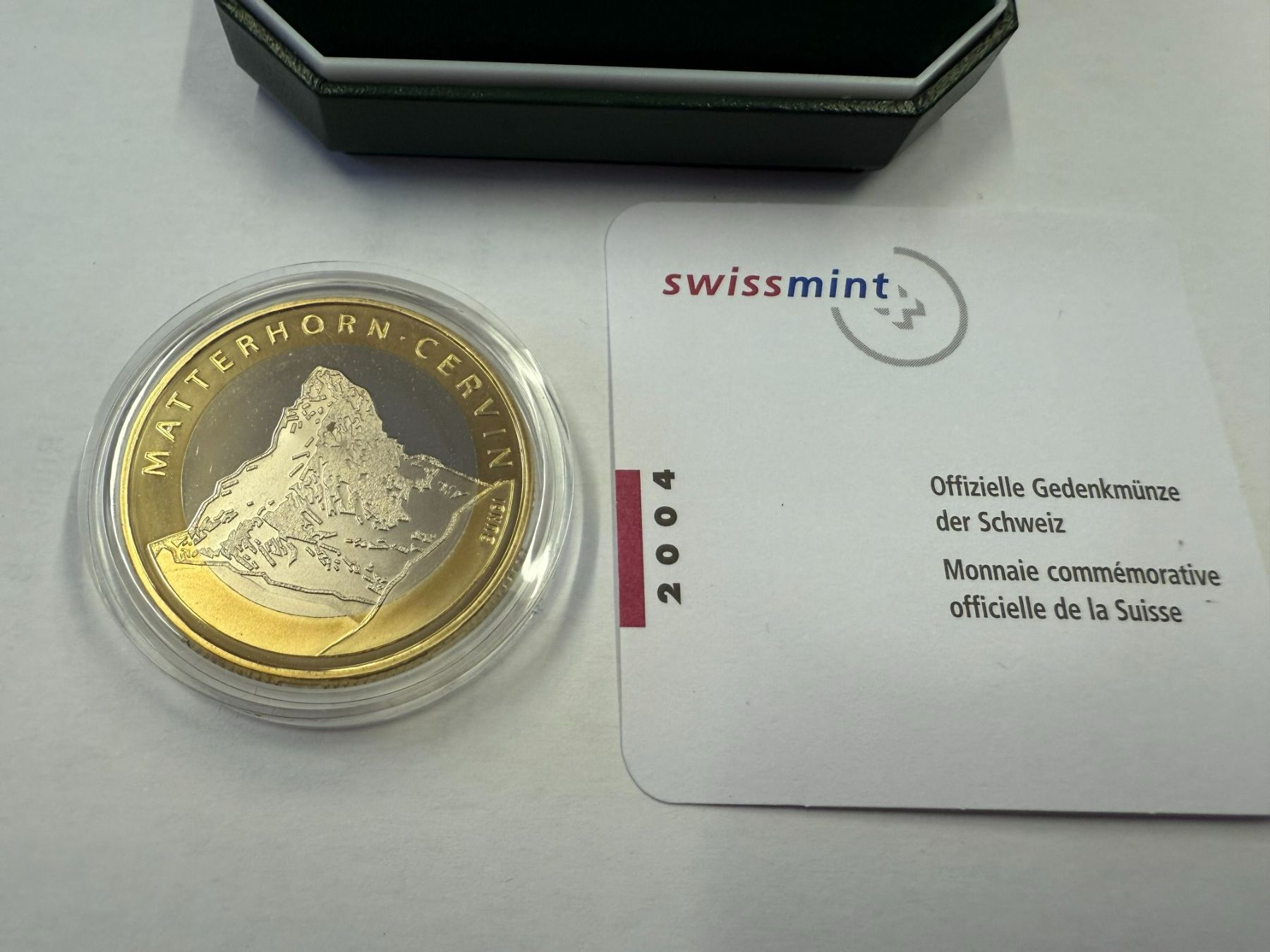 (797) CH, 10 Franken, Matterhorn 2004, pp, Box + Zert. (Gebraucht) in ...