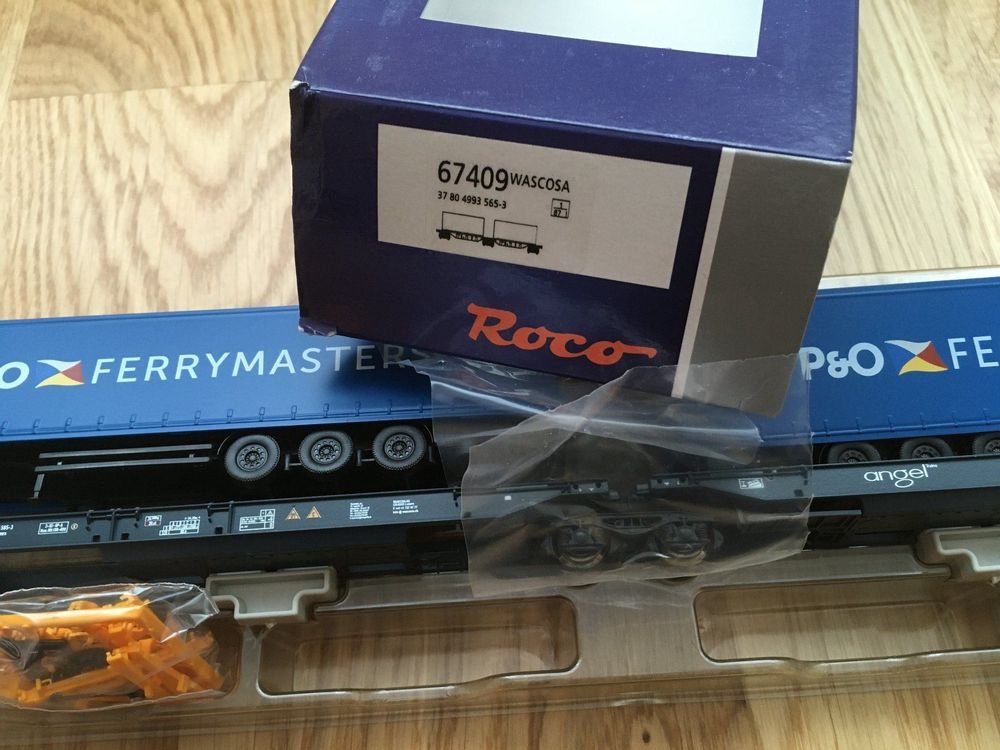 Roco 67409 WASCOSA Doppeltaschenwagen (Neu (gemäss Beschreibung)) in ...