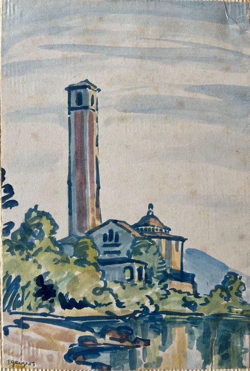 Ernst Samuel Geiger (1876-1965) Landschafts Aquarell | Kaufen auf Ricardo