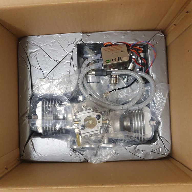 Dle 120 Boxer Motor mit Krümmer/Schalldämpfer | Kaufen auf Ricardo