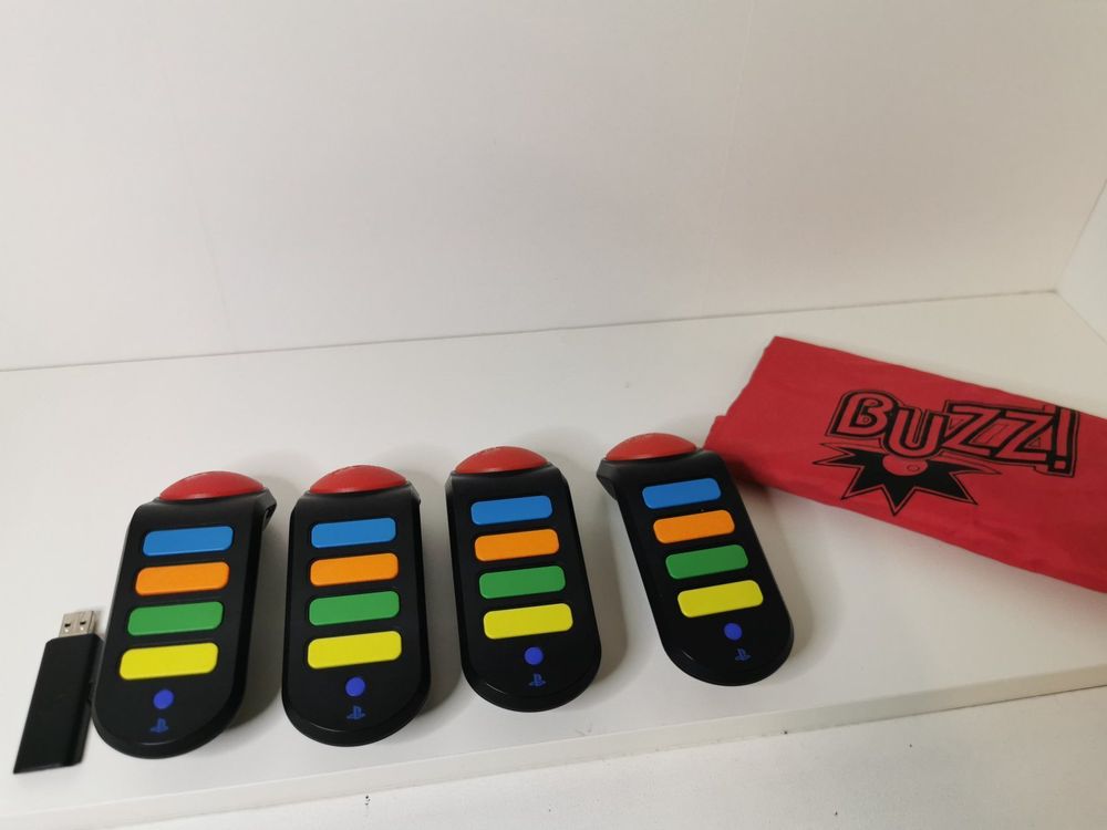 PS2 / PS3 Buzz Wireless Set mit Empfänger (Gebraucht) in Herznach für ...