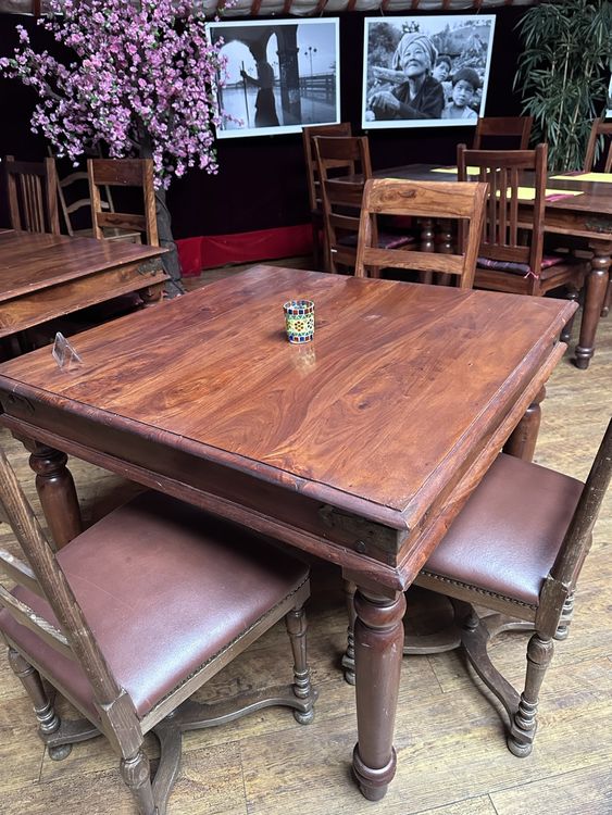 Tables en bois massif style vintage – Élégance rustique | Kaufen auf ...