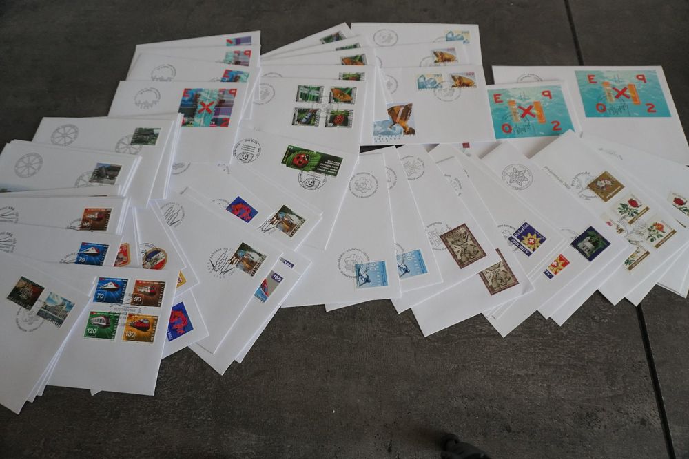 CH 2002 FDC Jahreszusammenstellung komplett (Gebraucht) in Thun für CHF ...