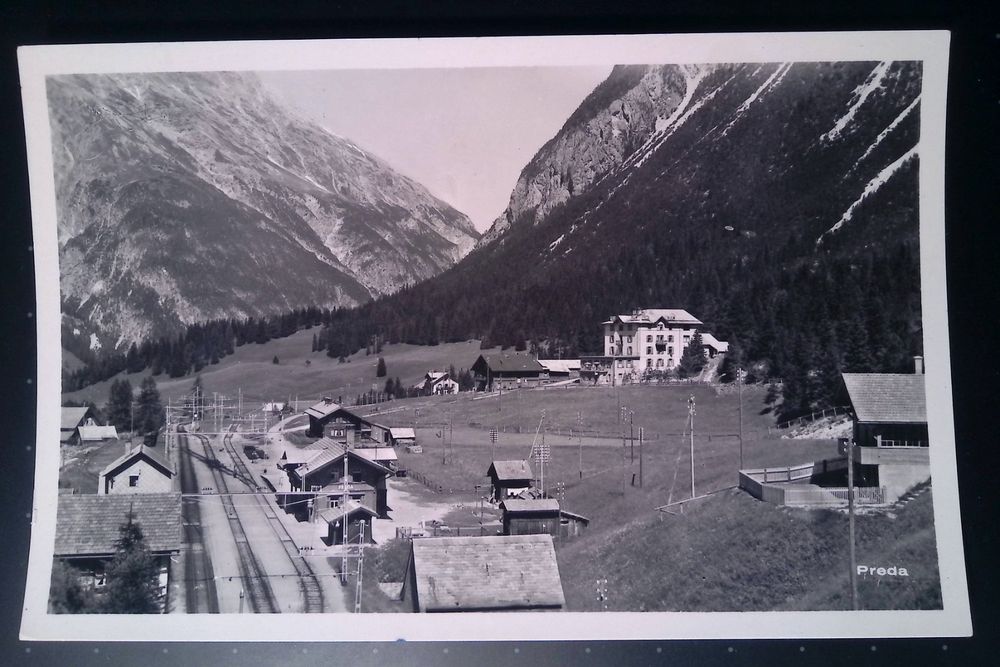 Preda Bergün Filisur Bahnhof ungel. 19?? (Gebraucht) in Russo für CHF 3 ...