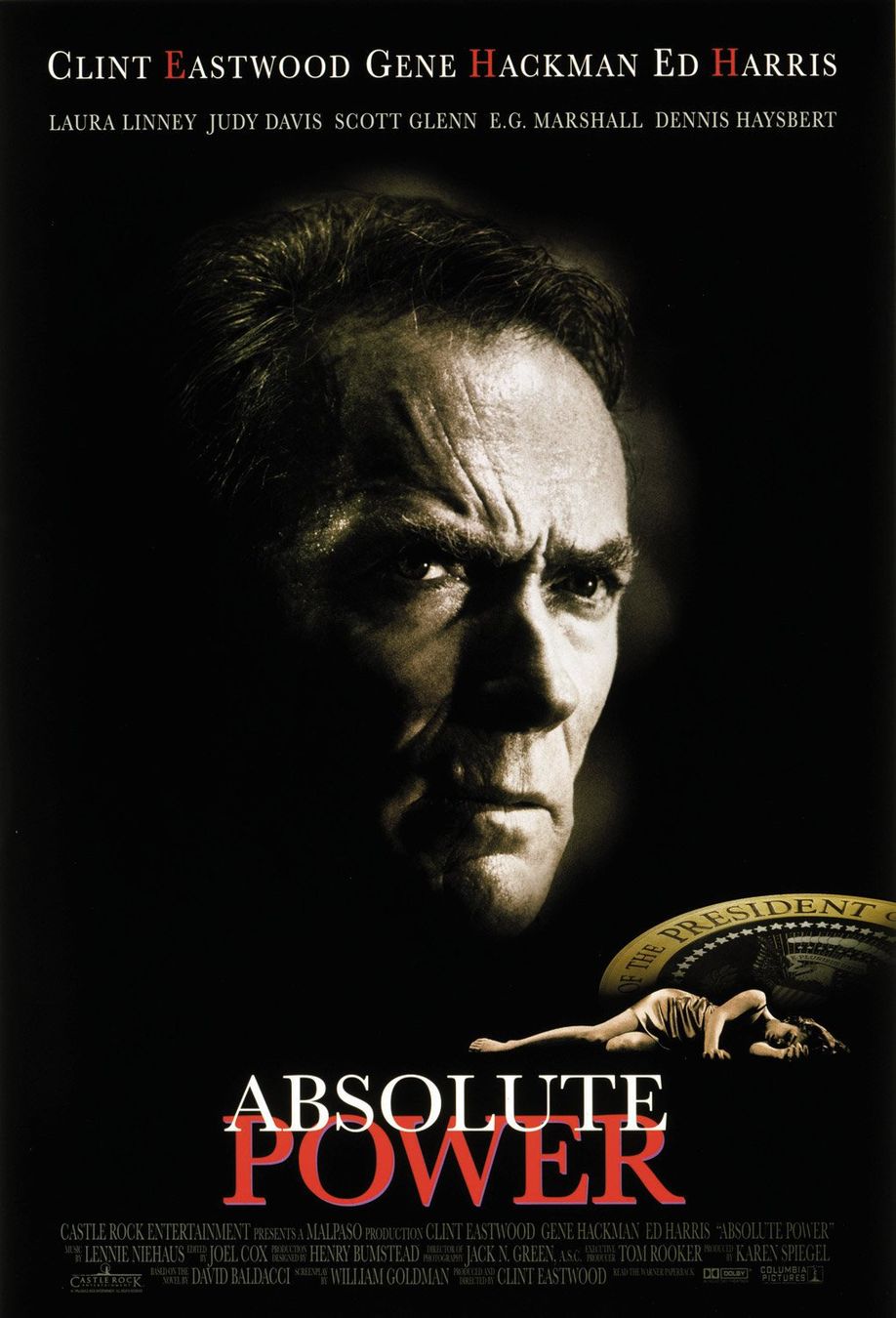 Absolute Power (1997) Clint Eastwood/Gene Hackman/Ed Harris (Gebraucht ...