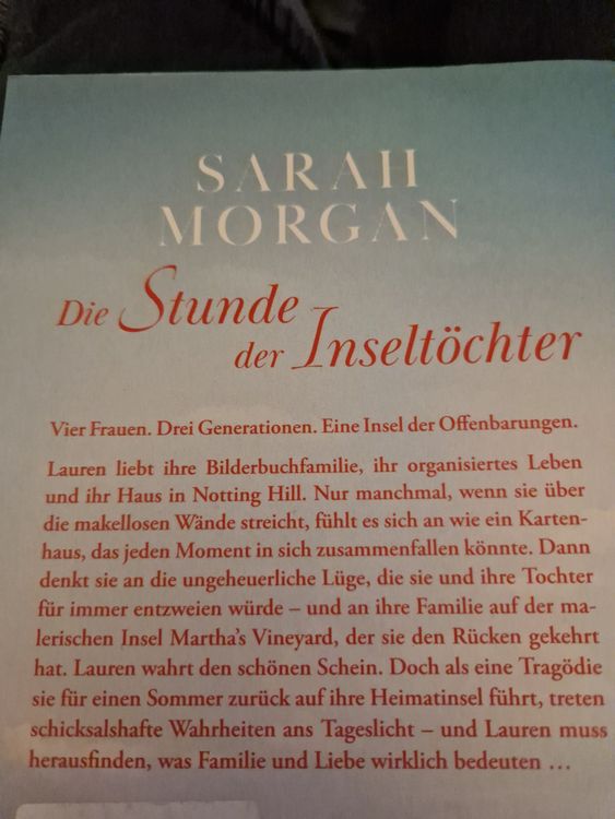 Sarah Morgan: Die Stunde der Inseltöchter (D'occasion) à Neuhausen am ...