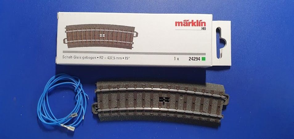 Märklin 24294 Schaltgleis gebogen Radius R2 = 437,5 mm / 1 | Kaufen auf ...
