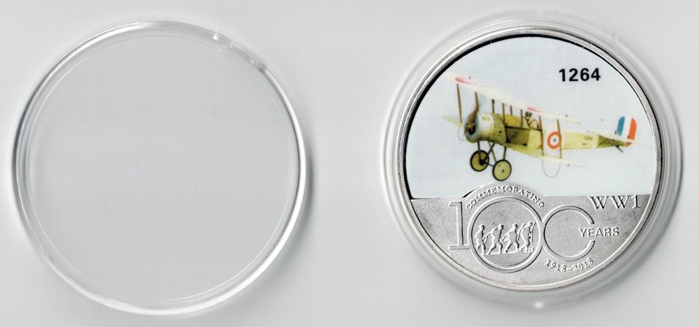 1264_100 Years WW1_1918-2018_Gedenkmedaille (Neu (gemäss Beschreibung ...