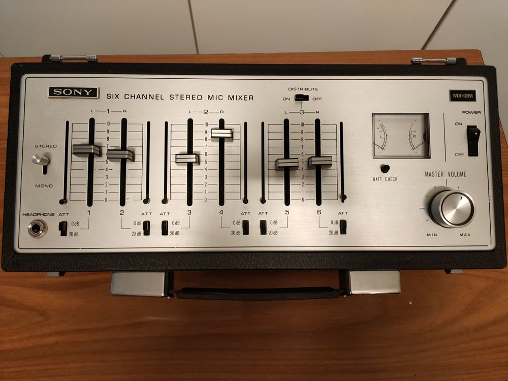 Sony MC-12M 6 Kanal Stereo Mikrofon Mixer (Gebraucht) in Basel für CHF ...