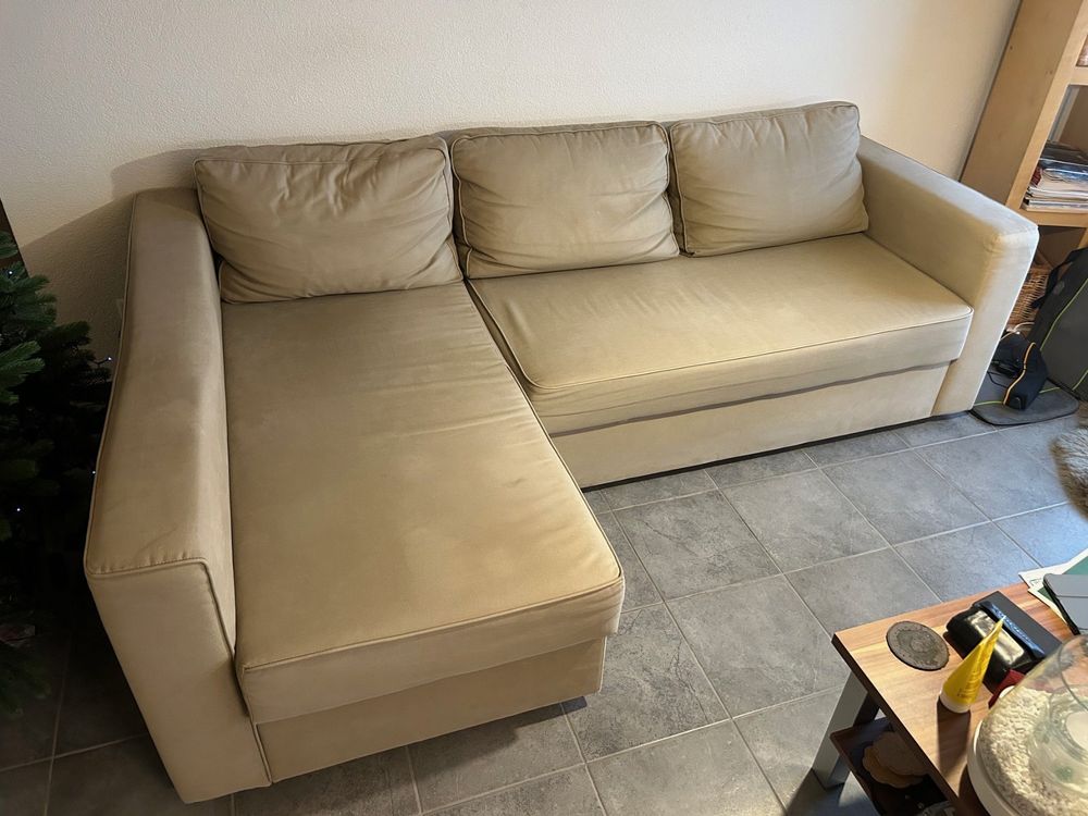Eckbettsofa mit Bettkasten "IKEA Manstad" (D'occasion) à Roggwil TG pour CHF 1 – retrait ...