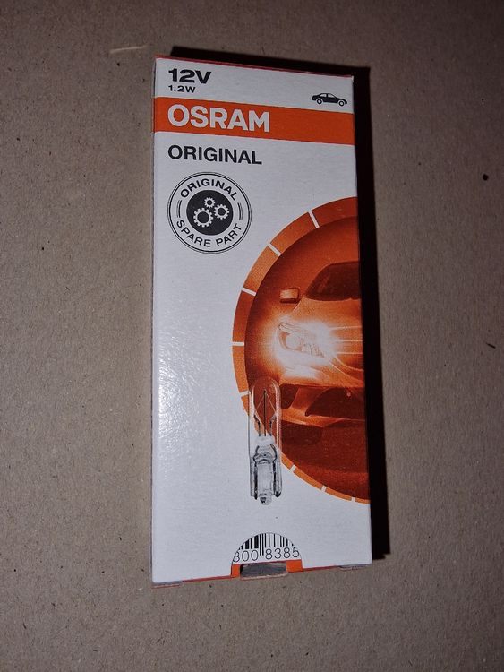 Osram 12V 1.2W W2x4.6d, 10 Stück | Kaufen auf Ricardo