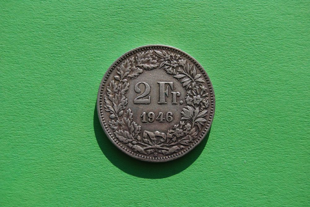 1 Münze 2 Franken 1946 (Gebraucht) in Rüfenacht BE für CHF 6.2 – mit Lieferung auf Ricardo kaufen