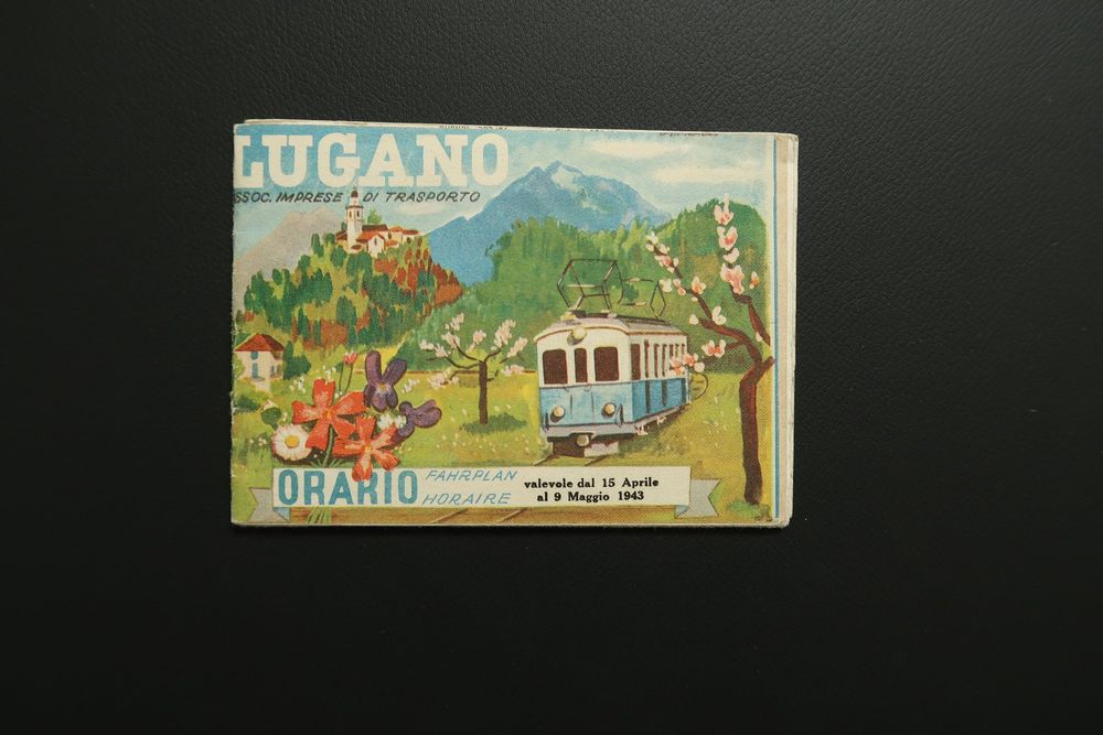 Fahrplan Lugano 1943. (Gebraucht) in Münsingen für CHF 10 – mit Lieferung auf Ricardo kaufen
