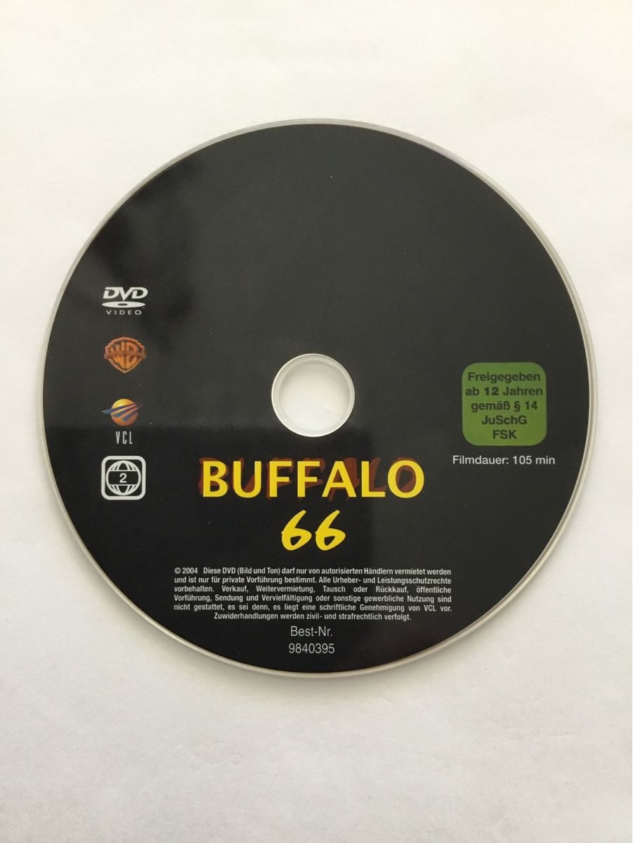 📀Buffalo 66 Dvd Vergriffen Rarität nur Disc ohne Cover 📀 (Neu (gemäss Beschreibung)) in Blauen ...