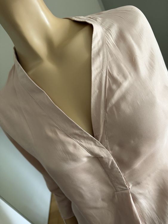 Zara Basic Bluse Grösse XS zartrosa Kurzarmbluse Rosa Top (Neu (gemäss ...