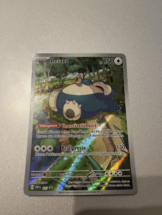 Relaxo 051 SVP DE Pokemon Promo | Kaufen auf Ricardo