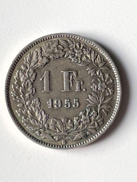 1 Franken Silbermünze 1955 | Kaufen auf Ricardo