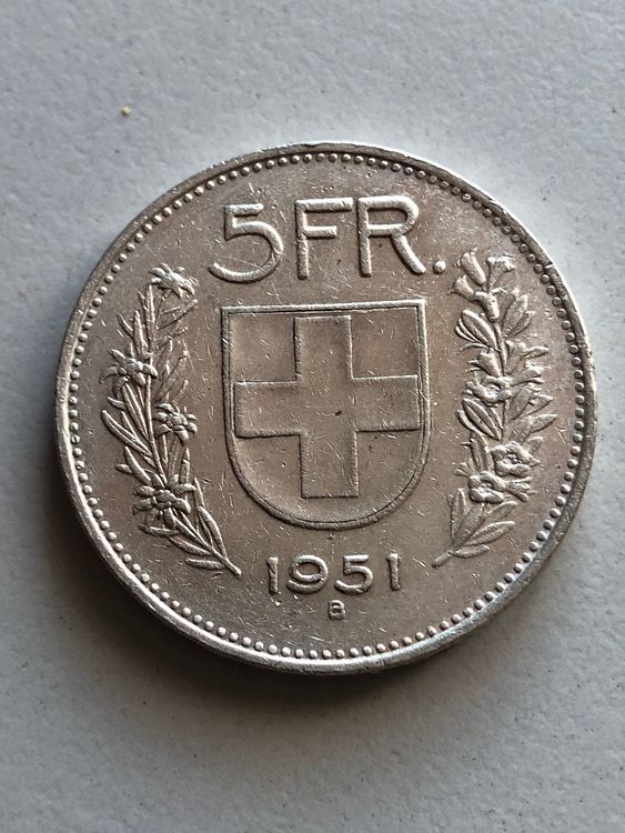 5 Fr. 1951 (Gebraucht) in Schötz für CHF 15 – mit Lieferung auf Ricardo ...