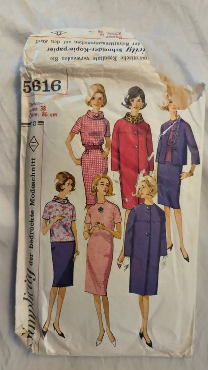 16 Schnittmuster / 1 x 60er + 15 x 80er Jahre ab Fr. 12.- (Gebraucht) in Bellach für CHF 15 ...