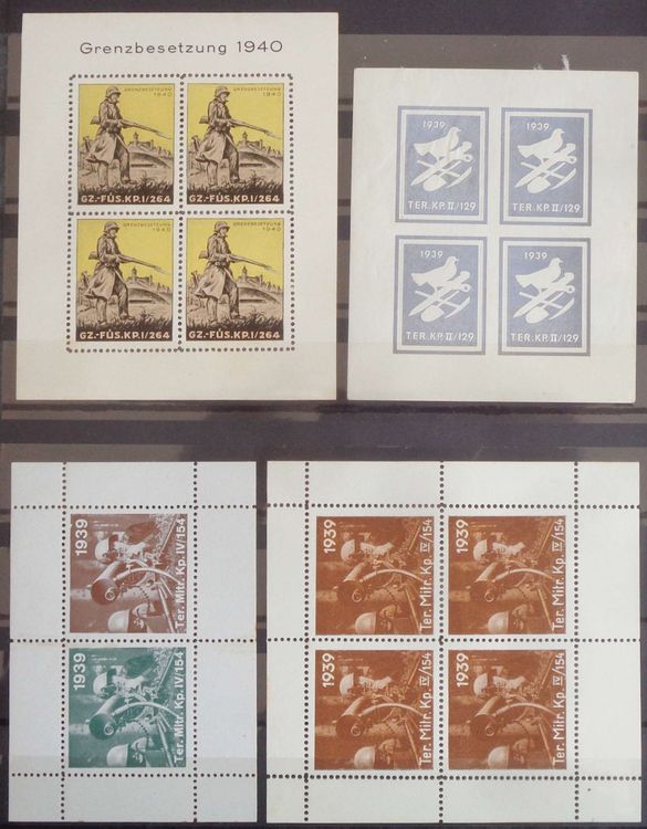 SOLDATENMARKEN: 4 Blocks */**, unterschiedlich erhalten | Kaufen auf Ricardo