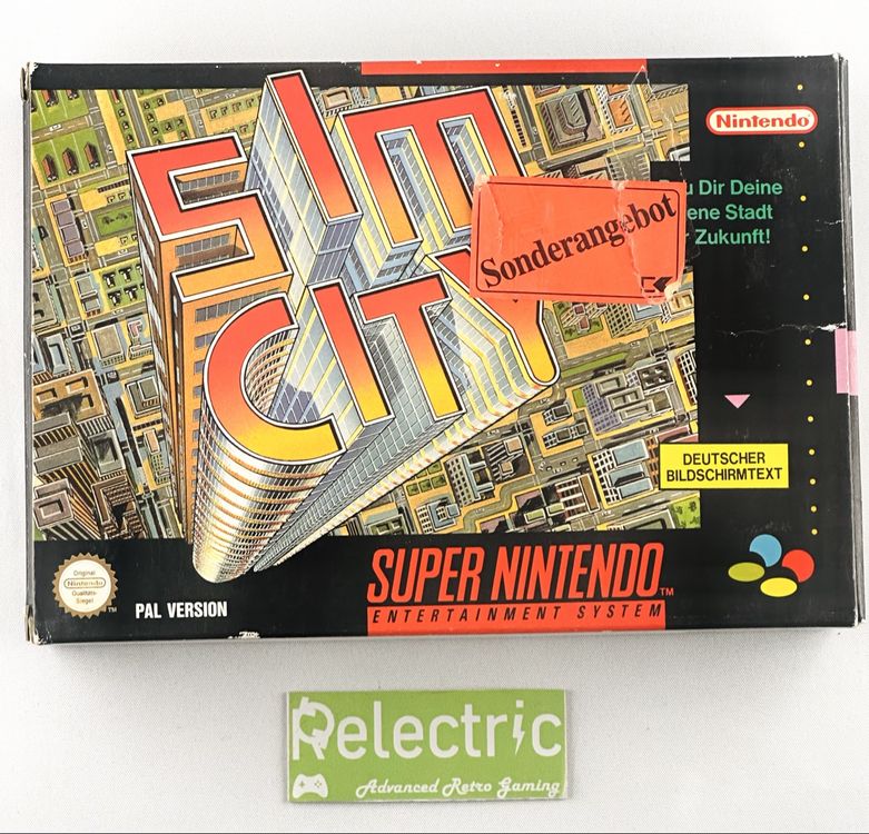 SimCity PAL SNES Super Nintendo OVP Deutsch (Gebraucht) in Gossau ZH ...