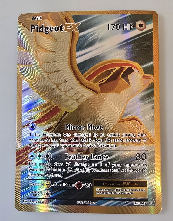 Carte Pokémon Pidgeot EX 104/108 XY (Neu (gemäss Beschreibung)) in ...