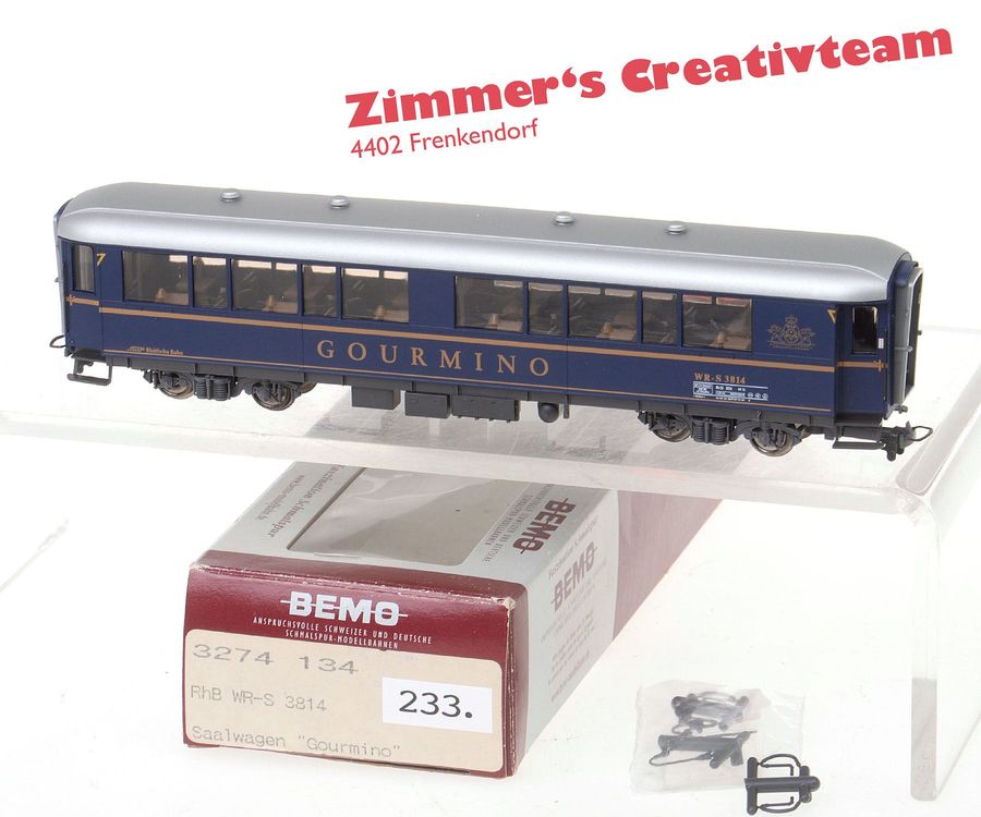 BEMO RhB «Gourmino» Speisewagen, H0m (Neu (gemäss Beschreibung)) in Bubendorf für CHF 69.95 ...