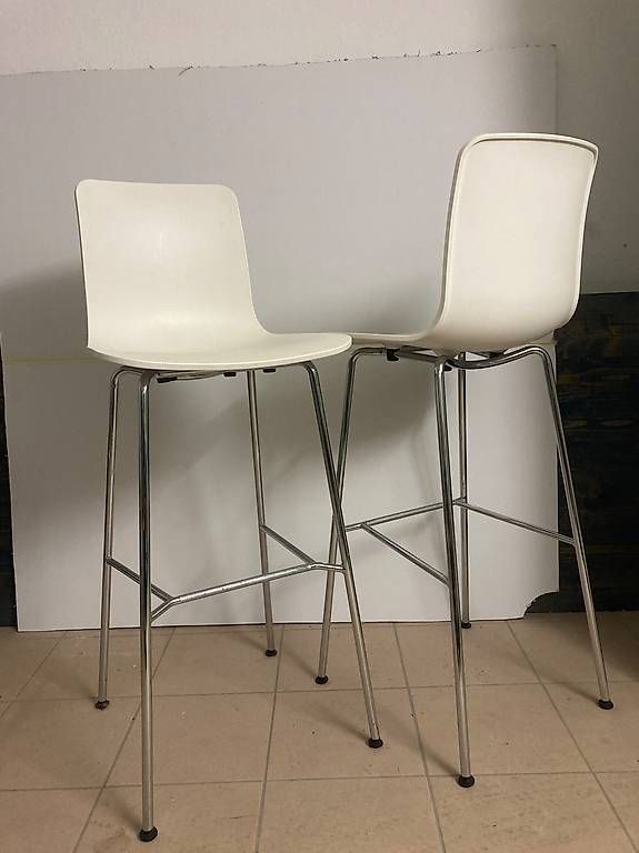 2 Tabourets de bar Vitra HAL RE Stool par Jasper Morrison (Gebraucht ...