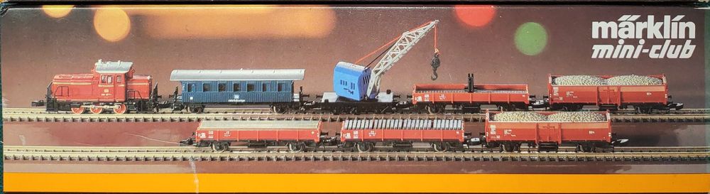Märklin miniclub 8103 Bauzug-set mit V260 Lok (Neu (gemäss Beschreibung ...
