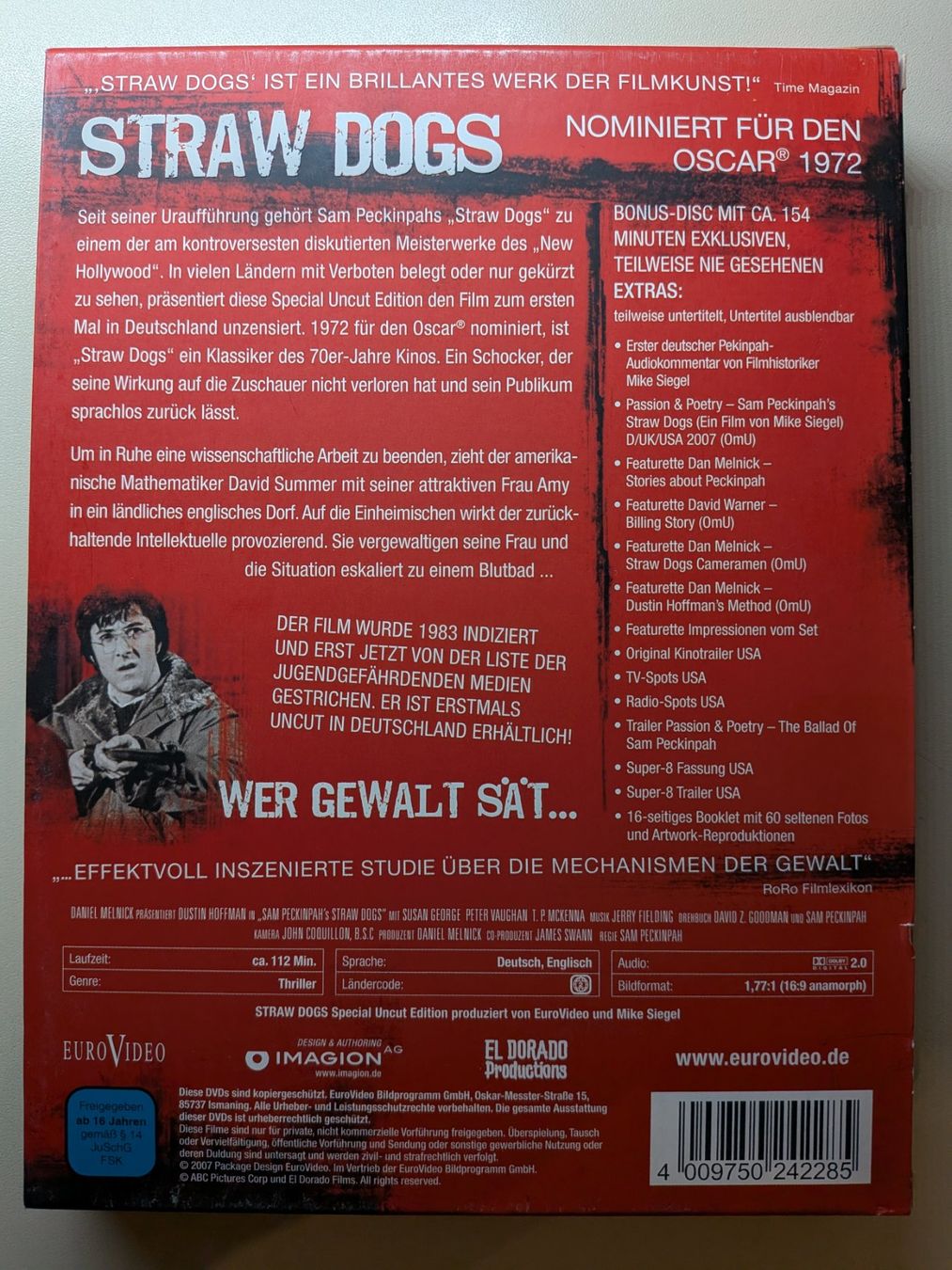 "Straw Dogs - Uncut" von Sam Peckinpah [2 DVDs] (Gebraucht) in Port für ...