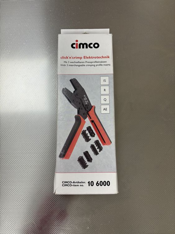 Crimpzangen mit Hebelübersetzung CIMCO click'n'crimp Elektro (Neu und originalverpackt) in Chur ...