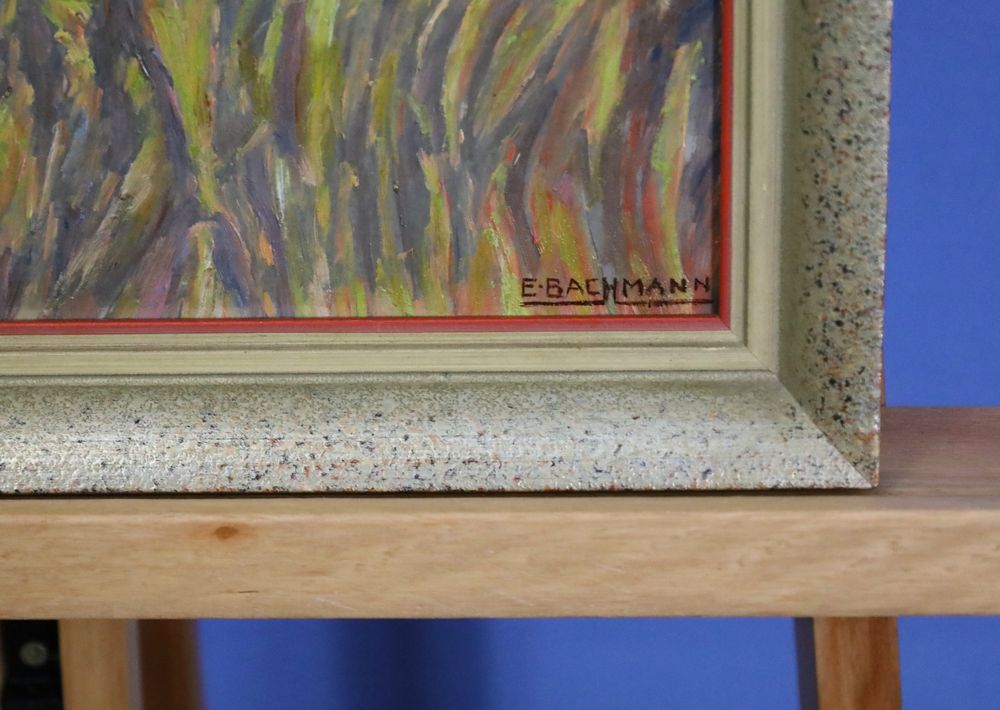Jakob Edwin Bachmann 1873-1957, Gemälde auf Platte, signiert (Gebraucht) in Zug für CHF 45 – mit ...