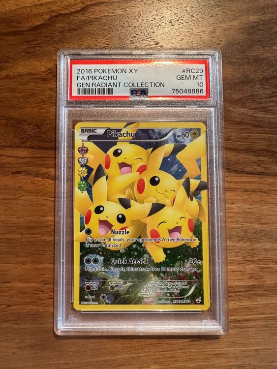 Pikachu Fullart Radiant Collection EN PSA 10 (Gebraucht) in Hagendorn ...