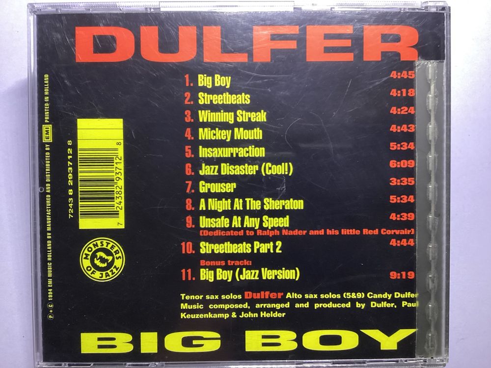 CD Dulfer – Big Boy | Kaufen auf Ricardo
