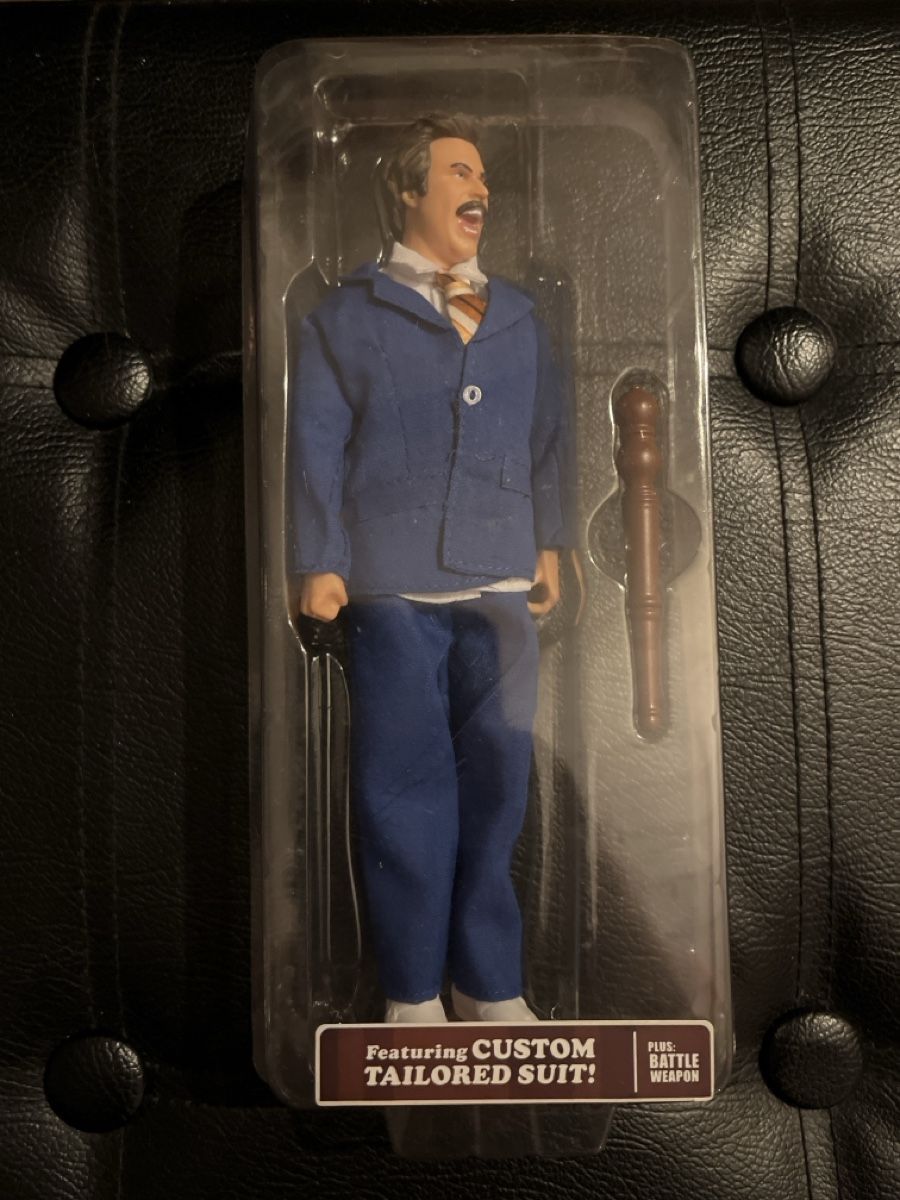Anchorman Ron Burgundy Will Ferrell Action Figure Figurine (Neu (gemäss ...