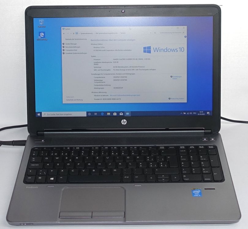 HP ProBook 650 G1 i5-4200M 2.50GHz / 8GB / 250GB SSD /Win 10 | Kaufen auf Ricardo