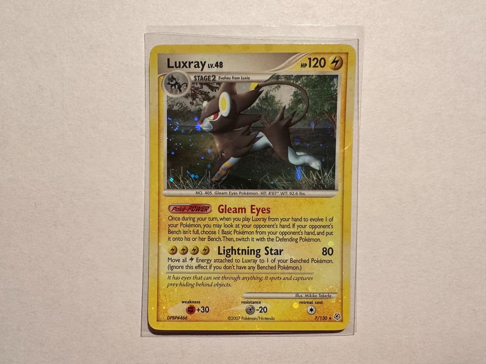 Luxray holo bleed Diamond & Pearl Base EN (Gebraucht) in Hagendorn für ...