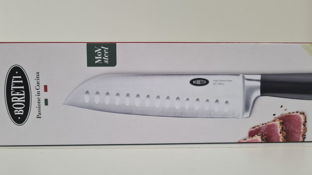 BORETTI Santoku Messer 18cm NEU Küchenmesser (Neu und originalverpackt ...