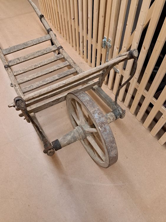 Antiker Holz Handwagen, Deko Wagen, Vintage Karren (Gebraucht) in Rebstein für CHF 150 – nur ...
